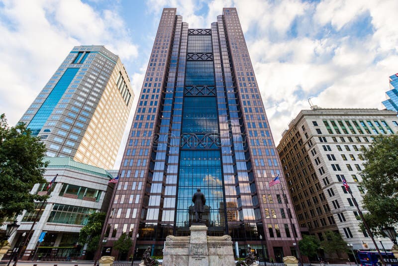 Area Around the Ohio Statehouse in Capitol Square Columbus, Ohi ...