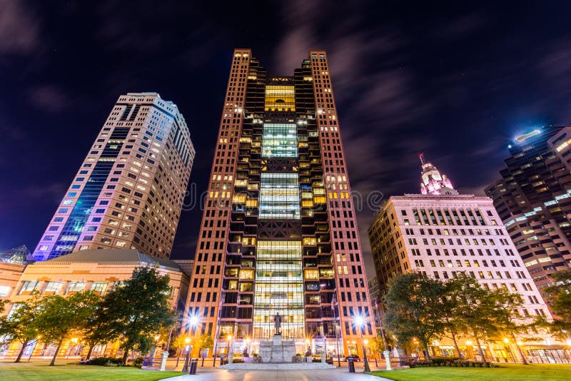 Area Around the Ohio Statehouse in Capitol Square Columbus, Ohi Stock ...
