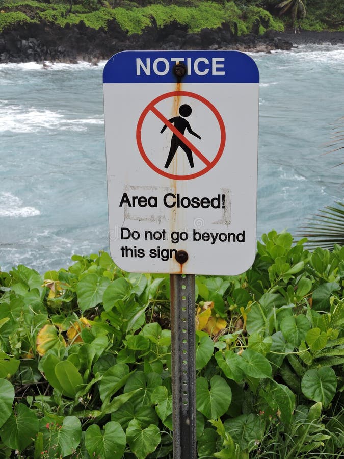 Area closed sign stock image. Image of enter, trespassing - 64171915