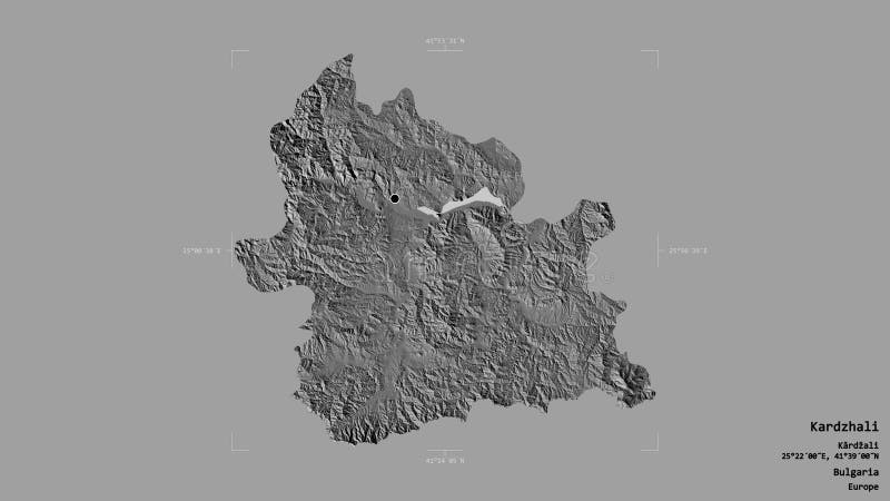 Kardzhali - Bulgaria. Bounding Box. Bilevel Stock Illustration ...