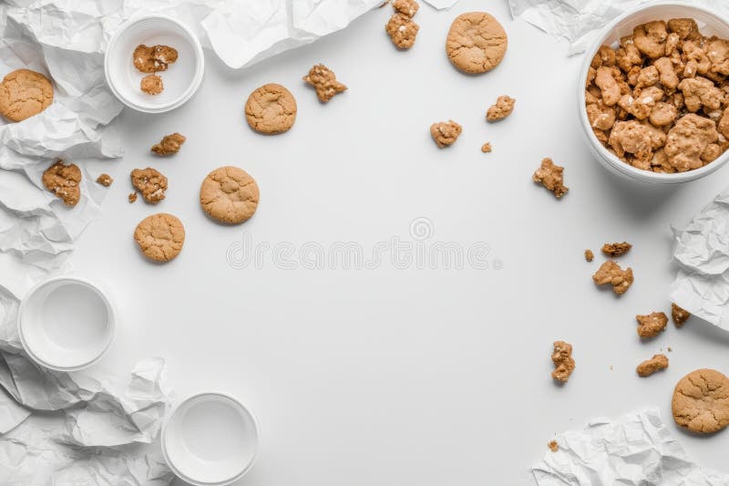 The Area is Littered with Crumbled Paper, Spilled Tea, Snacks, and ...