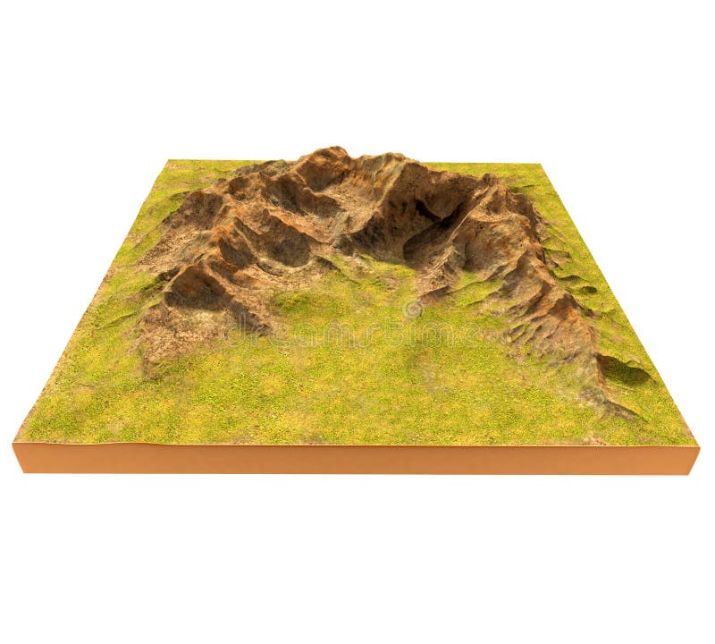 Area map in 3d. stock illustration. Illustration of province - 57475164