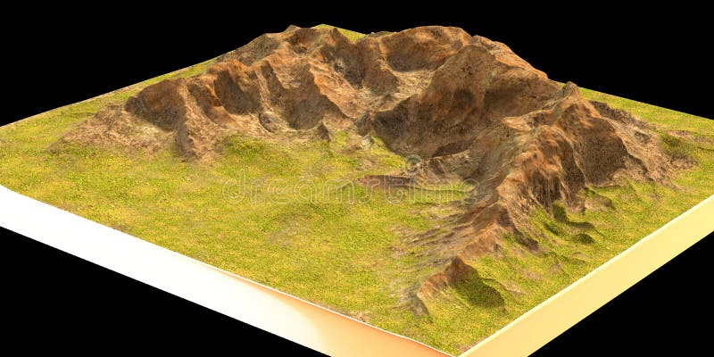 Area map in 3d. stock illustration. Illustration of italy - 57475318