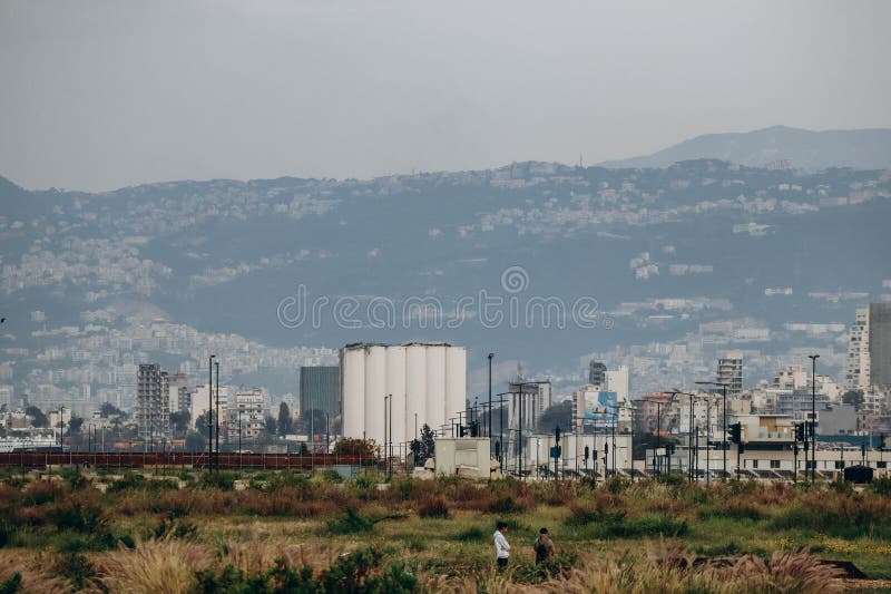 Area of the Massive Explosion in the Port of Beirut, on August 4th 2020 ...