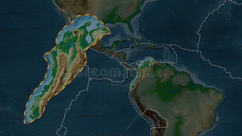 North Andes Plate Extracted. Patterson Cylindrical. Physical Stock ...