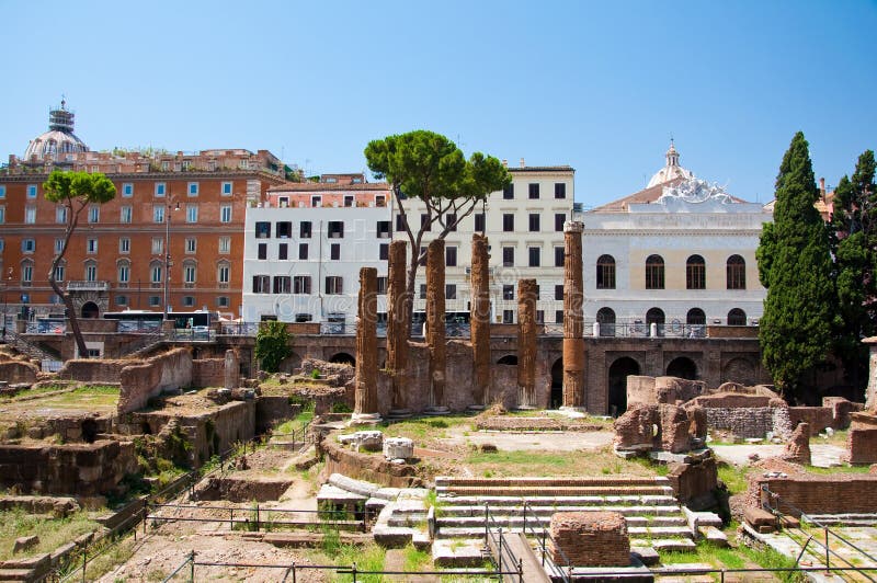 Area Sacra. Rome, Italy. stock photo. Image of monument - 38180876