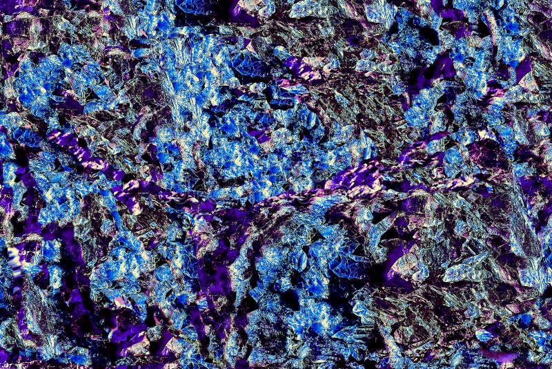 Blue Purple Crystal Stone Abstract Background with Positive Tone Stock ...