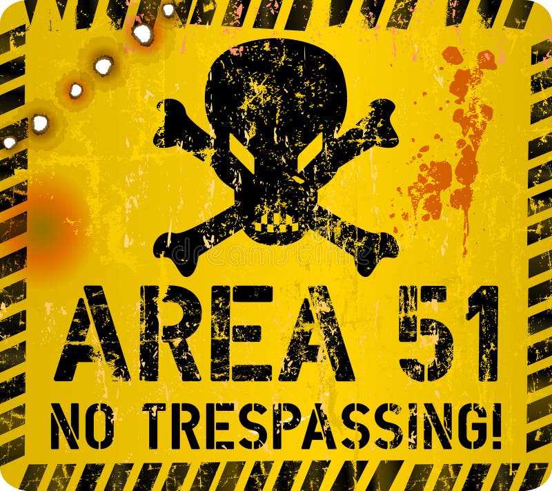 Area 51 sign.vector stock vector. Illustration of splatter - 98017090