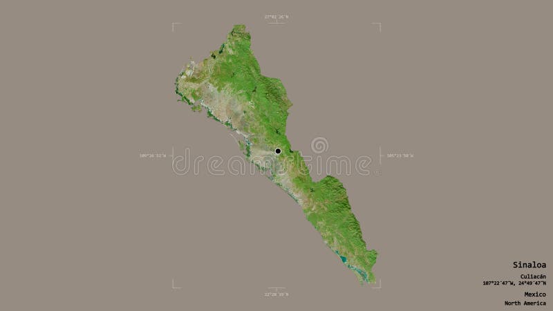 Sinaloa Mexico Map Postmark. a Silhouette Postal Passport. Stamp Round ...