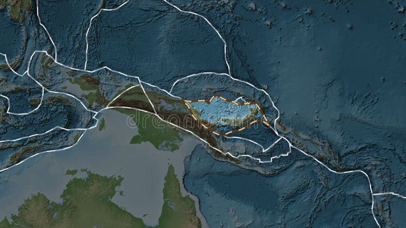 South Bismarck Plate Highlighted. Patterson Cylindrical. Topografic ...