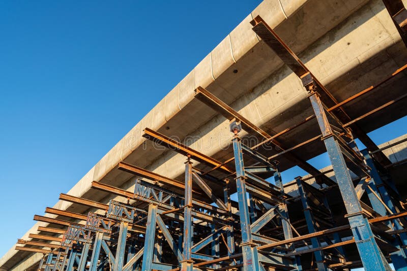 Area of Structure Road Construction Work at Expressway Under ...