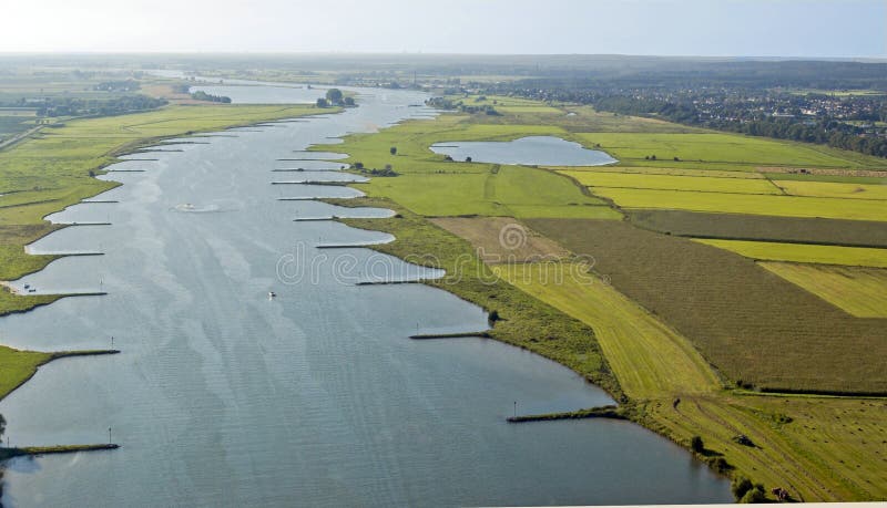Aerial View on the River Rhine Stock Photo - Image of view, underwater ...