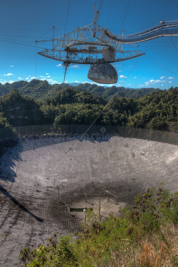 Arecibo-Observatorium-Radioteleskop in Puerto Rico Redaktionelles ...
