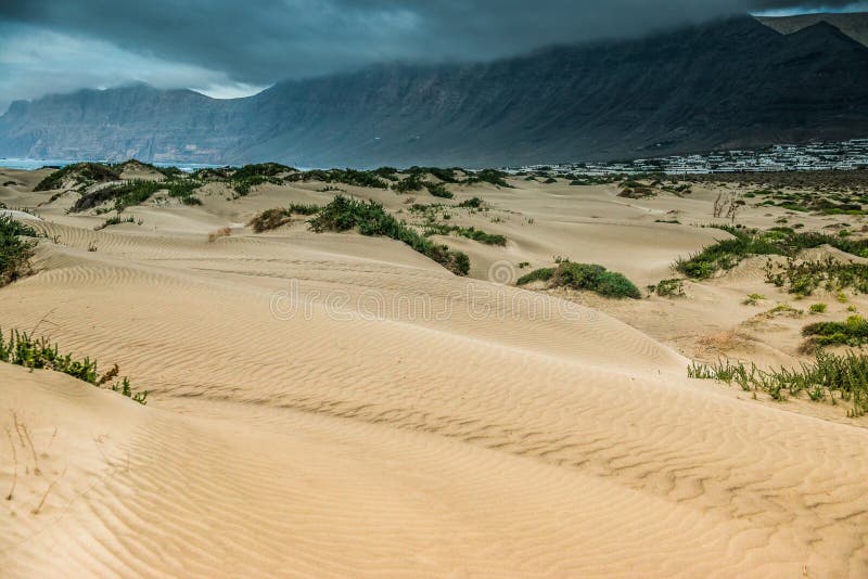 Playa De Dunas Costeras, Vista Desde El Cielo Foto de archivo - Imagen ...