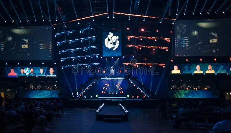 Arena Hosting a Gaming Tournament Editorial Photography - Image of ...