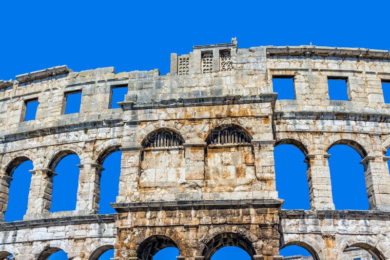 Arena in Pula stock image. Image of history, culture - 28052175