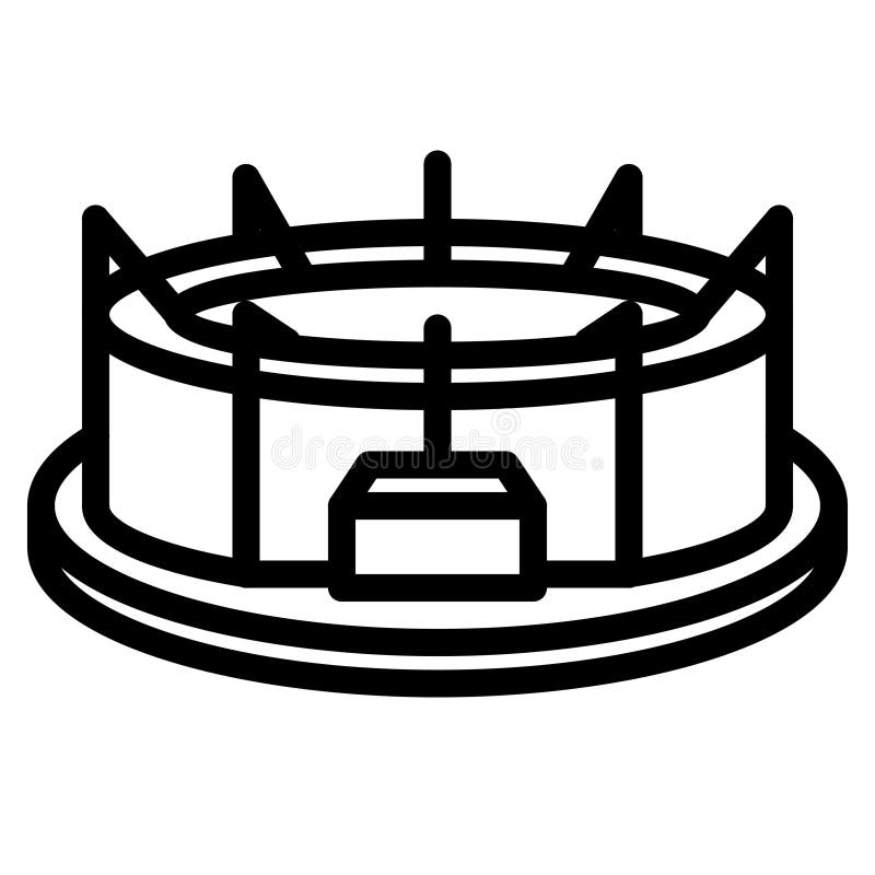 Arena Stadium Icon. Abstract Sign and Symbol for Template Design Stock ...