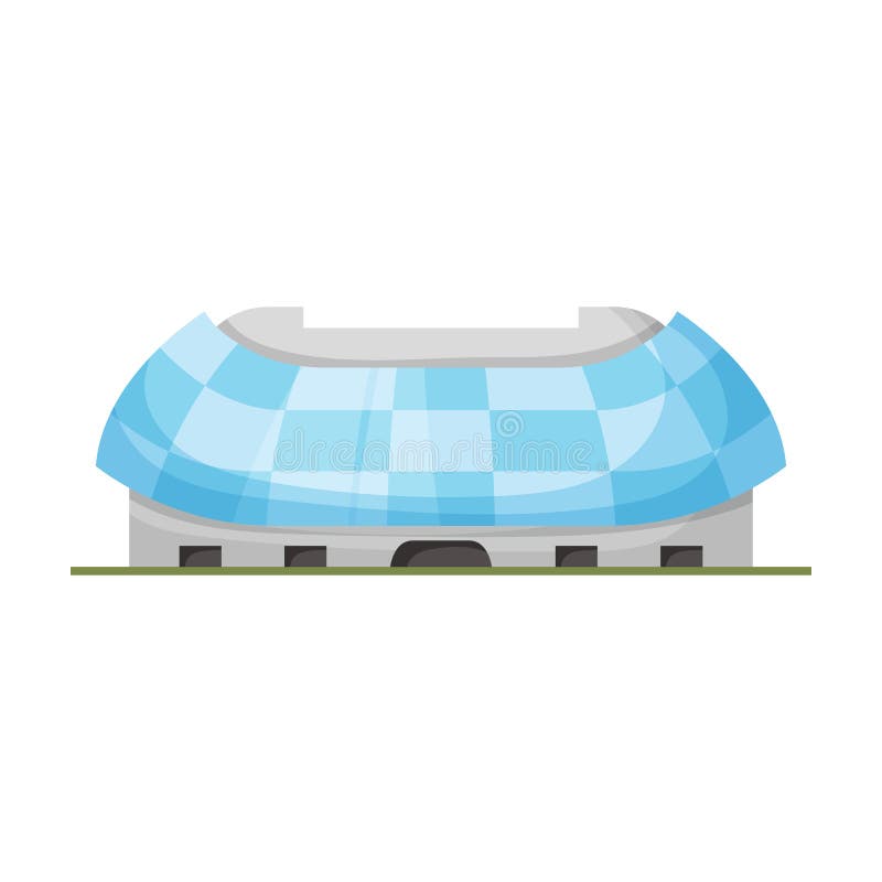 Arena Vector Outline Icon. Vector Illustration Stadium on White ...