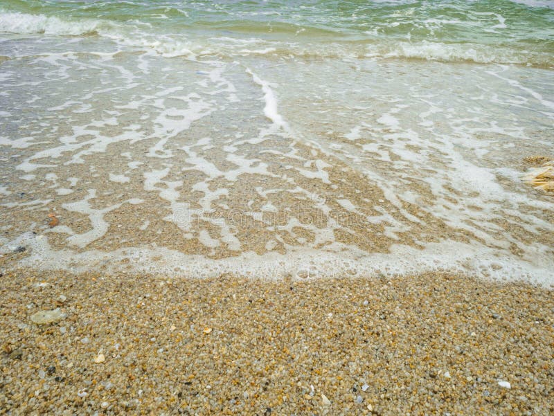 Arena Y Mar Hermosos En Mae Ram Phueng Beac Imagen de archivo - Imagen ...