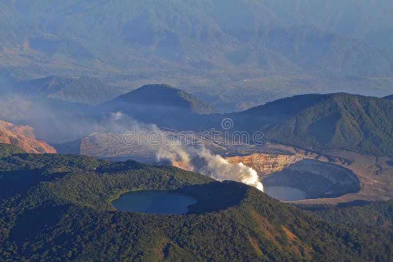 Arenal Volcano stock image. Image of eruption, aerial - 30944453