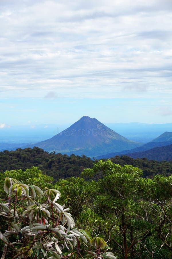 Arenal Volcano and the Jungle Stock Image - Image of pico, oasis: 178973321