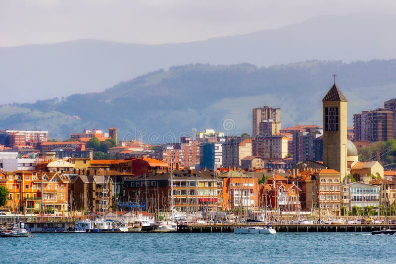 Neguri De Guecho Con La Luz Eautiful Imagen de archivo - Imagen de ...