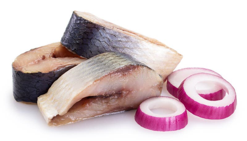 Arenque Salado Sobre Fondo Blanco Imagen de archivo - Imagen de nadie ...