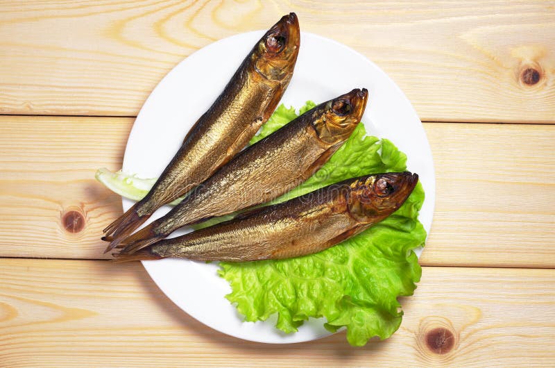 Primer De Los Arenques Ahumados Imagen de archivo - Imagen de ...