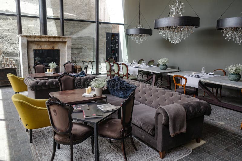 Arequipa, Peru - Dec 4, 2023: Interior Design at Cirqa Hotel in ...