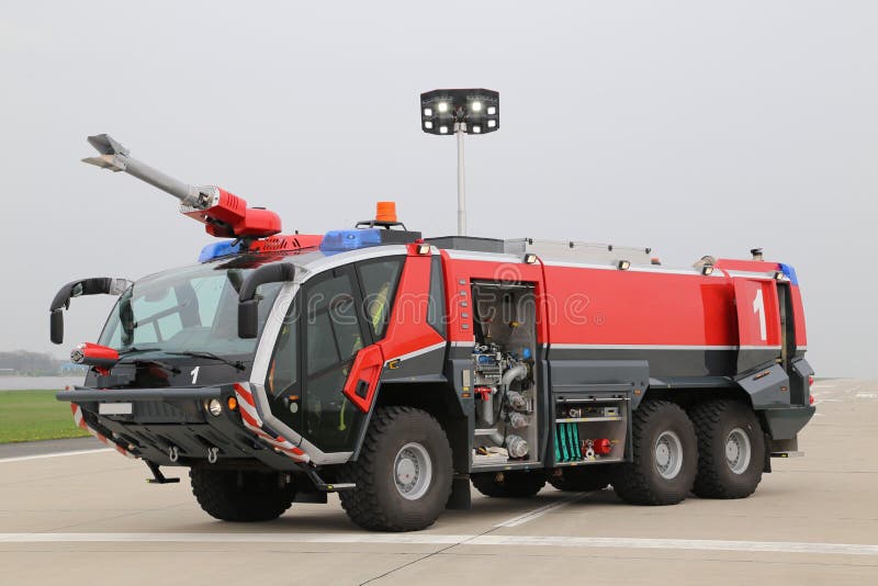 ARFF stock photo. Image of vehicle, airfield, lighting - 48853338