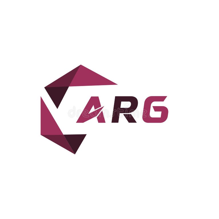ARG Creative Minimalist Letter Logo. ARG Unique Vector Initials ...