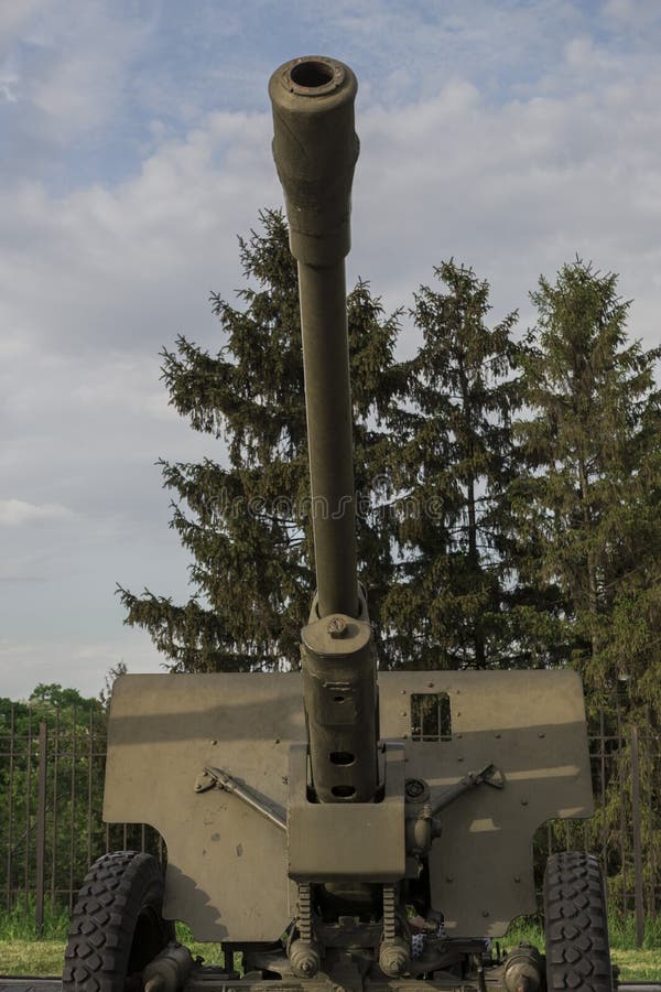 Arge-caliber Gun 72 Millimeters Editorial Stock Photo - Image of ...