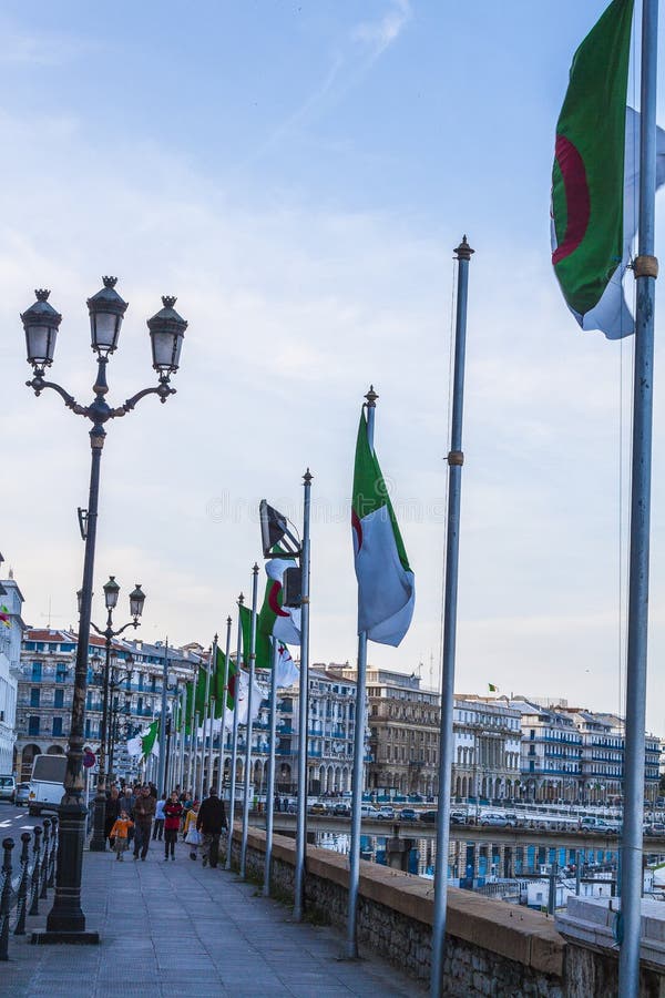 Argel fotografia editorial. Imagem de azul, argélia, estrada - 37419317