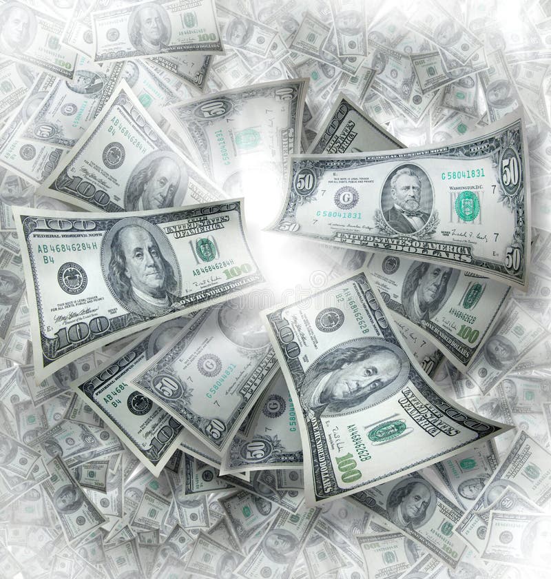 Pile d'argent photo stock. Image du financier, victoire - 7033198