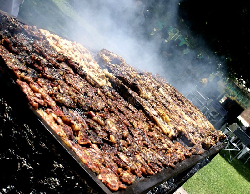 Argentina beef asado stock photo. Image of barbecue, dinner - 7211610