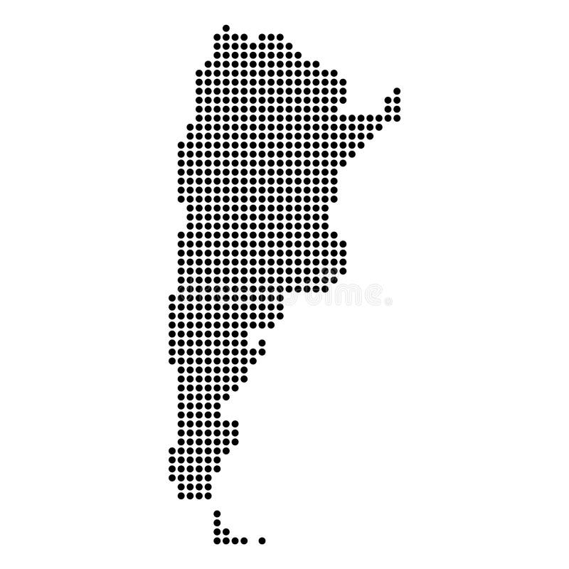 Argentina Map Symbol Shape, Travel Web Flat Concept Icon Vector ...