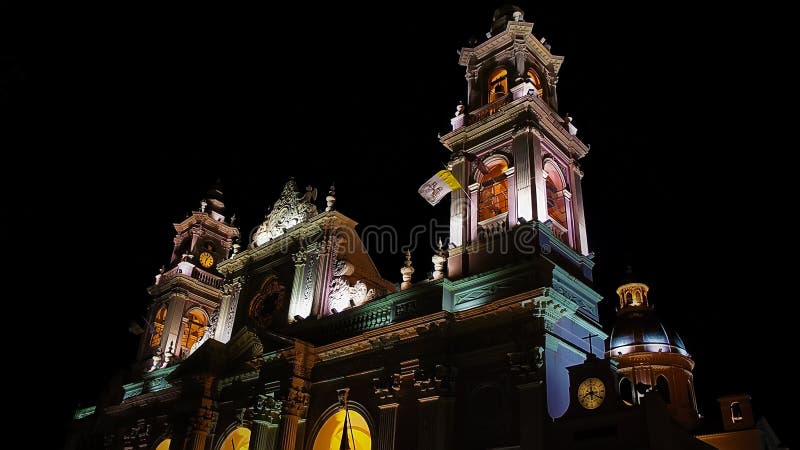 Argentina, Salta - Central City Square Stock Image - Image of nueve ...