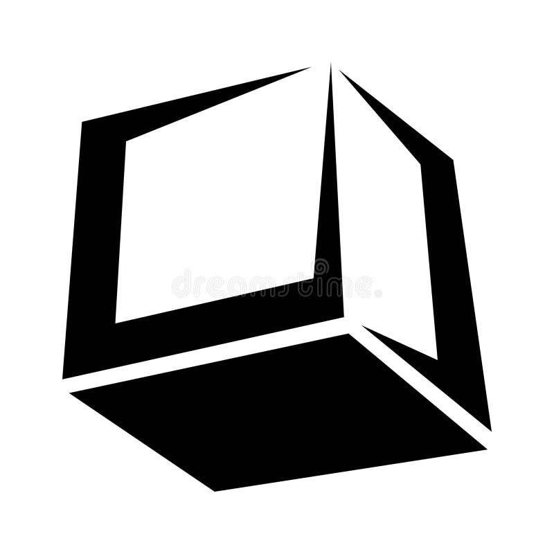 Square Cube Logo Icon Template Stock Vector - Illustration of square ...
