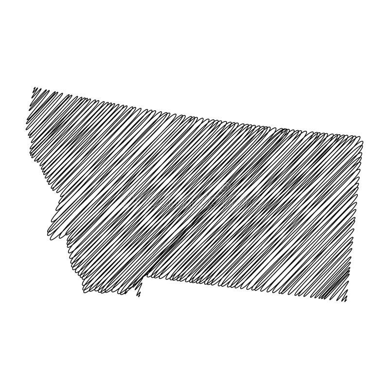 Montana Map Drawing Stock Illustrations – 425 Montana Map Drawing Stock ...