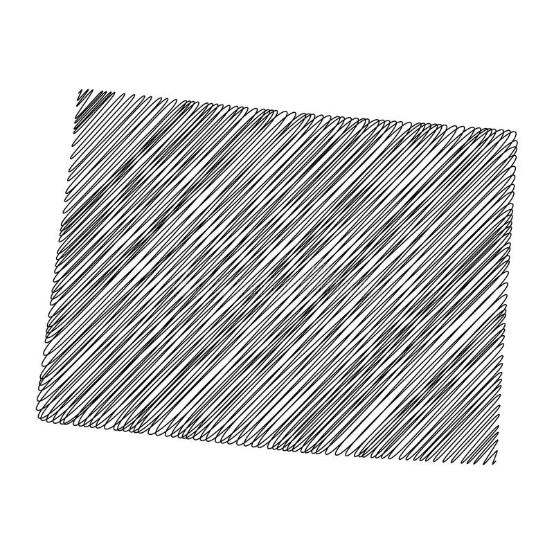 Colorado US State Thread Map Line Vector Illustration Stock Vector ...