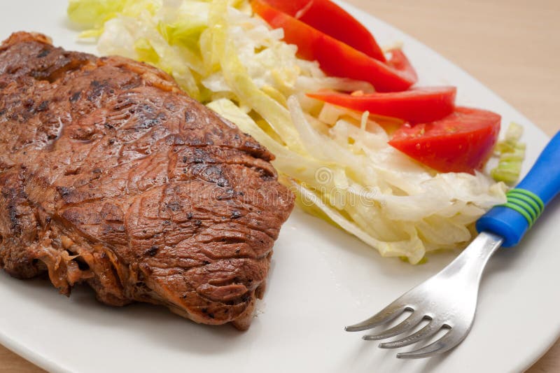 Argentinian roast beef stock image. Image of tomato, meal - 41491901