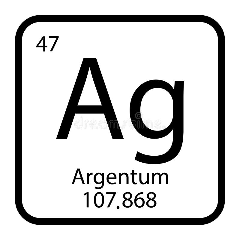 Argentum icon vektor stock illustration. Illustration of education ...