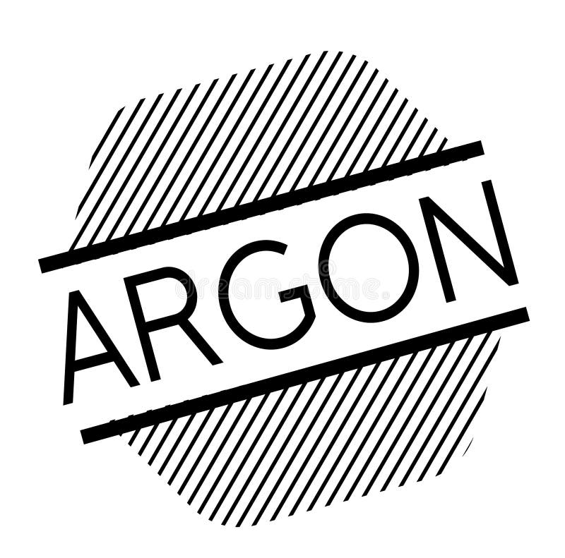 Argon black stamp stock vector. Illustration of stamp - 124404983