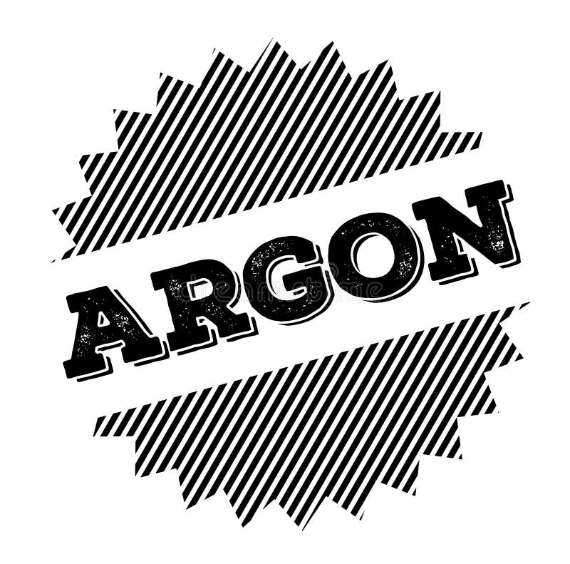 Argon black stamp stock vector. Illustration of welding - 124261851