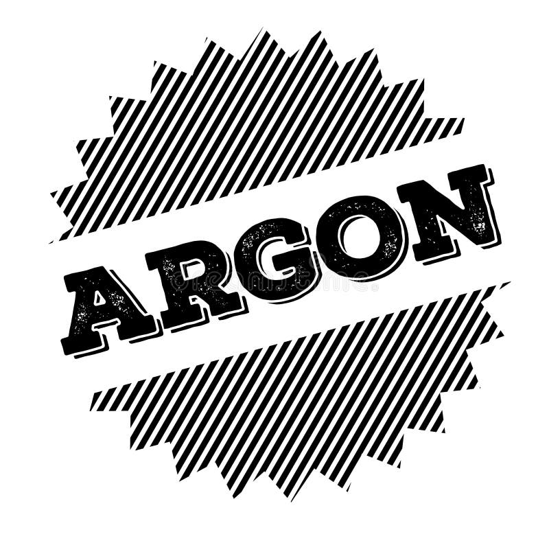 Argon black stamp stock vector. Illustration of sticker - 124300477
