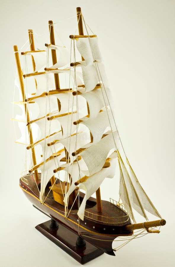 Wooden argosy model stock photo. Image of luxury, imitation - 23573188