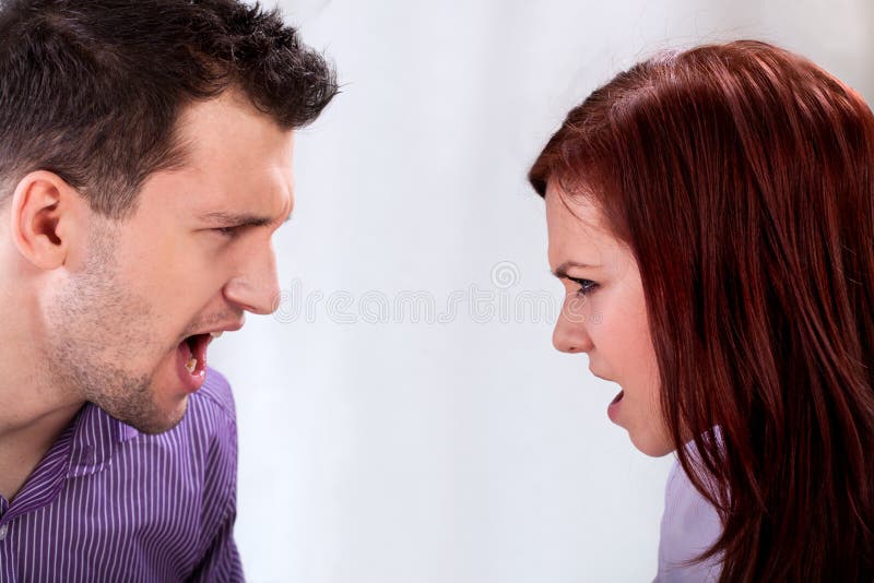 Young asian couple stock image. Image of fight, furious - 33686419