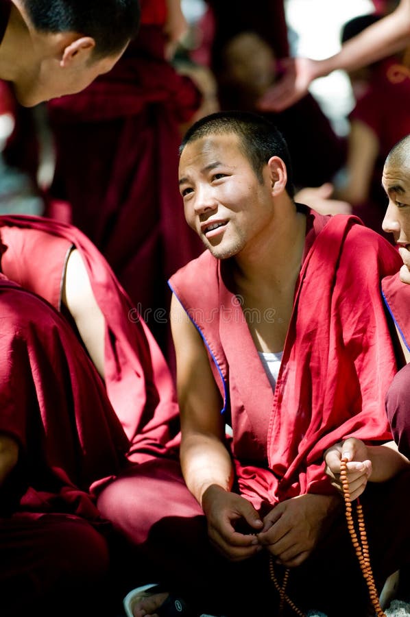 Arguing Monks editorial photography. Image of tibet, religion - 4994512