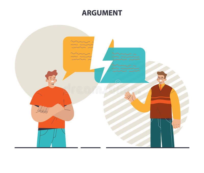 Aggressive Conversation Stock Illustrations – 573 Aggressive ...