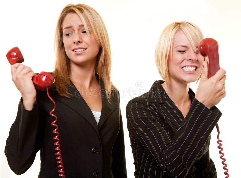 Argument over the phone stock photo. Image of concept - 19494040